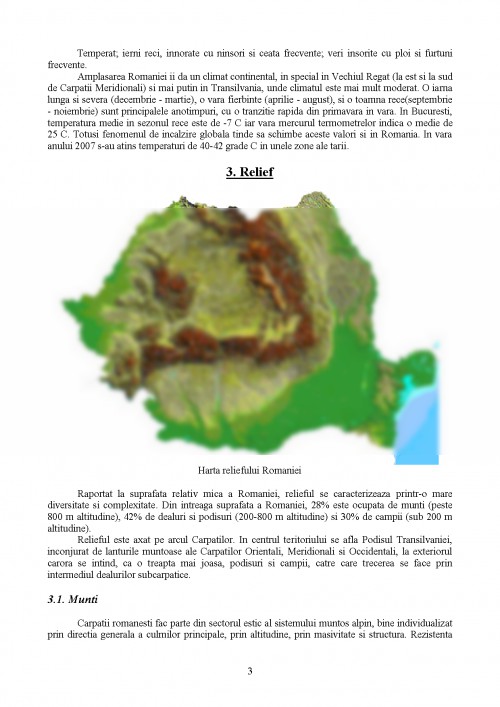 Referat: Geografia României (#291678)