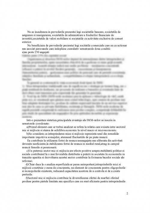 Referat: Conceptul de întreprindere mică și mijlocie (#291937)