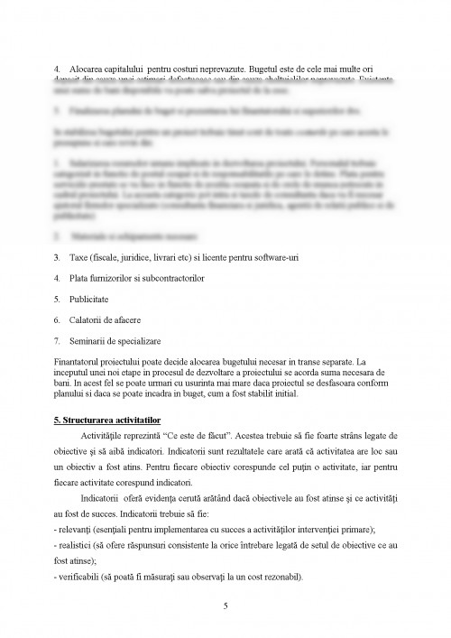 Referat: Conceperea și Elaborarea unui Proiect (#292793)