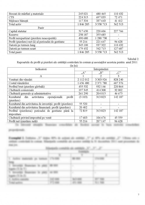Curs: Modul de Întocmire a Rapoartelor Financiare Consolidate prin ...