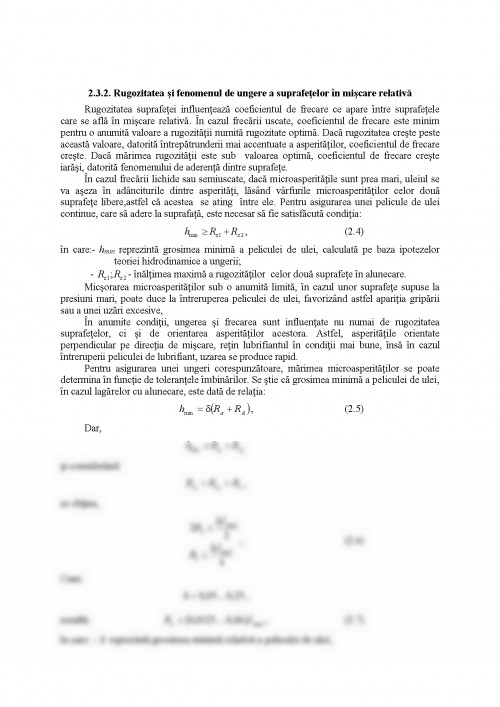 Referat: Rugozitate și Adaosuri de Prelucrare (#296309)