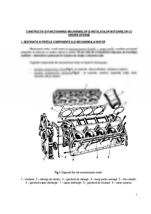 Referat: Construcția și Funcționarea Mecanismelor și Instalațiilor ...
