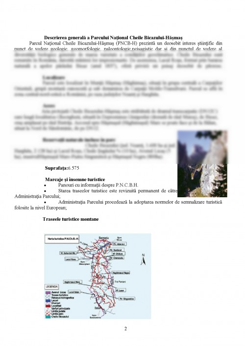 Referat: Parcul Național Cheile Bicazului-Hășmaș (#296779)
