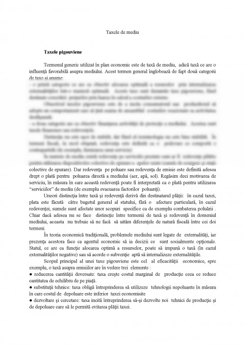 Proiect: Taxele de Mediu (#297235)