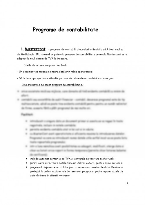 Proiect: Programe de Contabilitate (#297311)