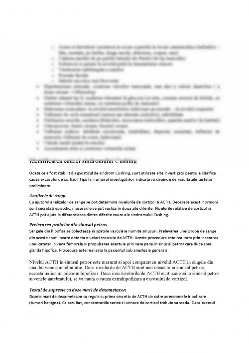 Referat: Sindromul Cushing (#310942)