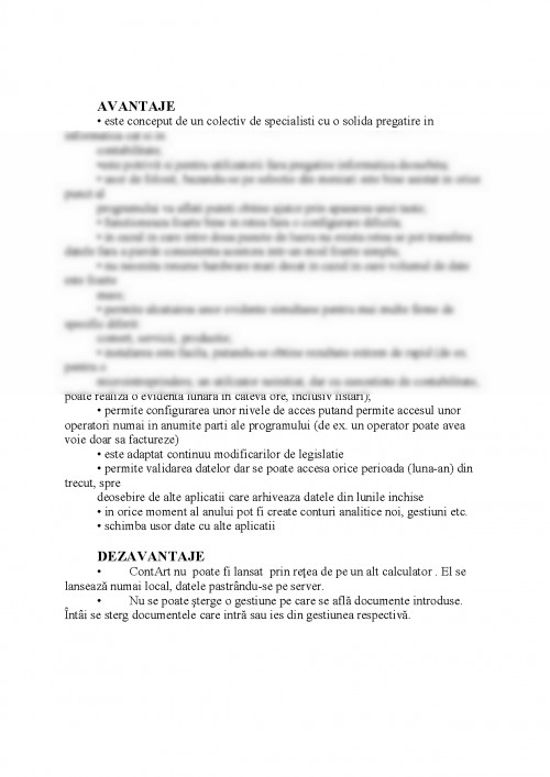 Referat: Programul de Contabilitate ContArt (#311005)