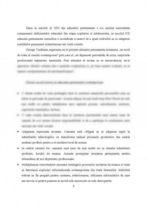 Referat: Educația permanentă (#312202)