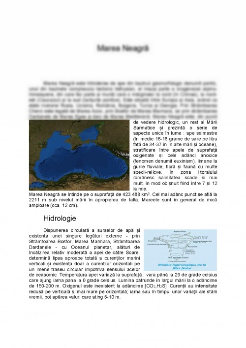 Proiect: Marea Neagră (#312685)