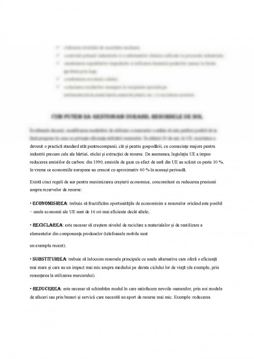 Referat: Gestionarea durabilă a resurselor de sol (#312758)