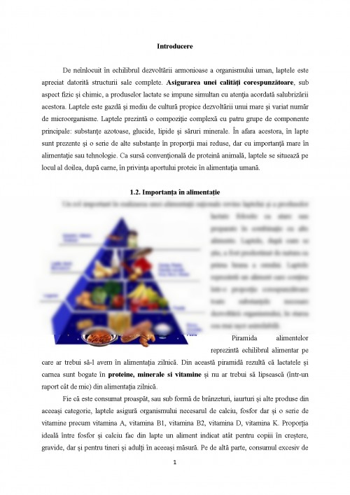 Referat: Totul despre Lapte (#313649)