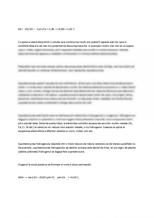 Referat: Electroliza (#313657)