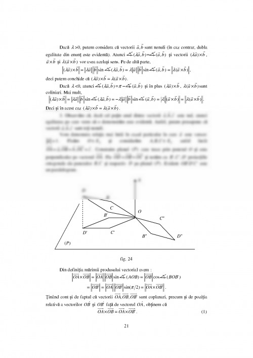 Curs: Algebră liniară și geometrie analitică (#314275)