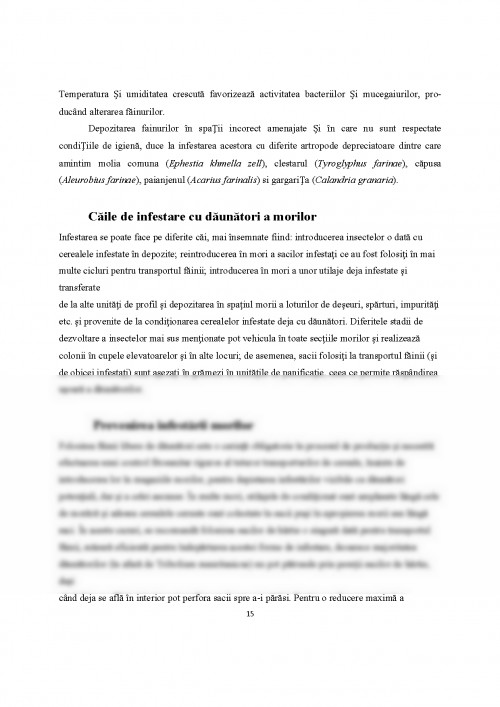 Referat: igienizarea în întreprinderile de morarit și panificatie (#314353)