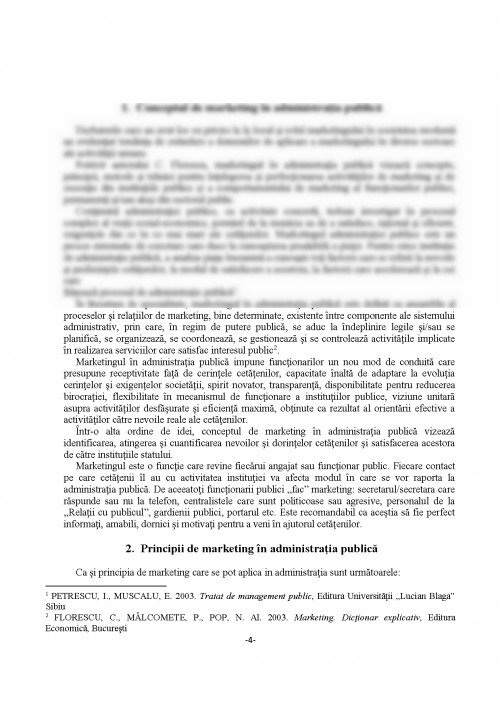 Referat: Marketingul Public și Reforma din Administrația Publică din ...