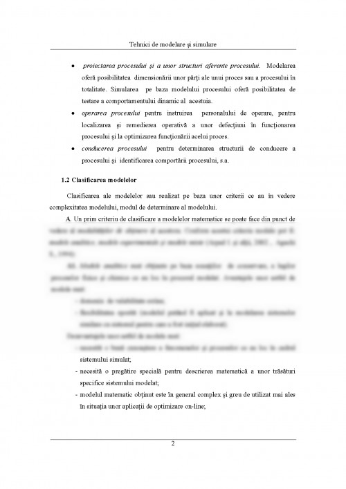 Referat: Introducere în Teoria Modelării și Simulării Sistemelor (#316931)