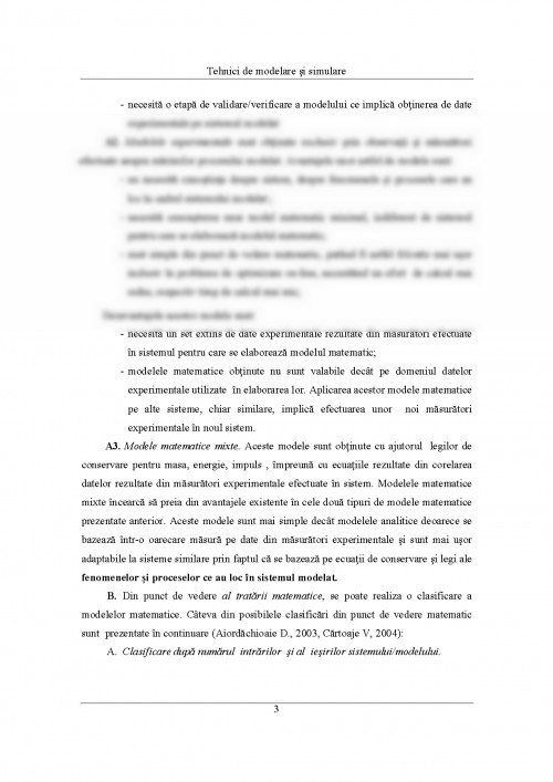 Referat: Introducere în Teoria Modelării și Simulării Sistemelor (#316931)