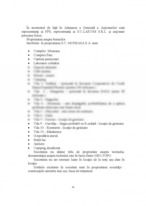 Licența: Structura organizatorică a unei stațiuni balneoclimaterice și ...