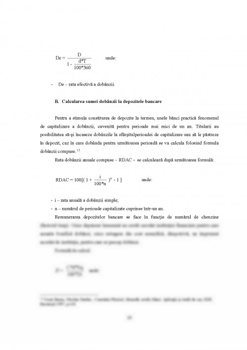 Licența: Prezentarea ratei dobânzii și a calculului dobânzii (#320166)