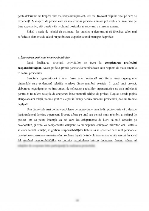 Licența: Caracteristicile managementului programelor constituirea și ...