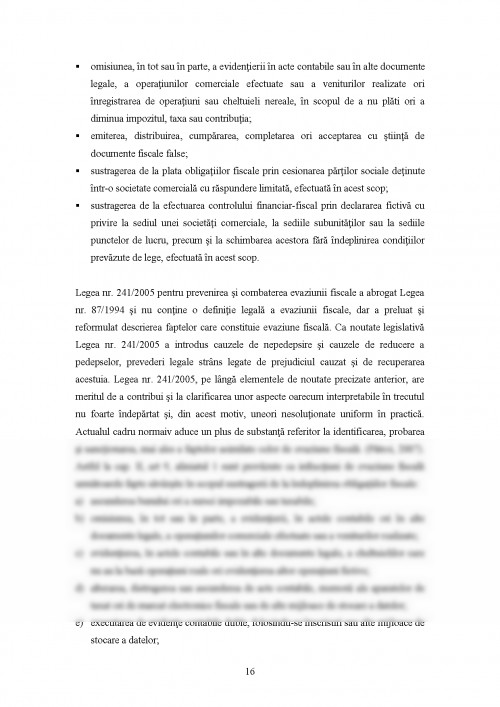 Licența: Conceptul de evaziune și fraudă fiscală (#321565)