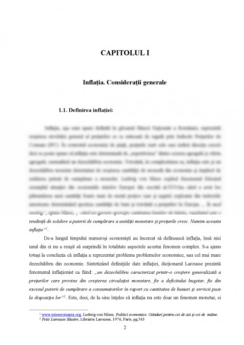 Licența: Inflația, o nouă strategie de politică monetară (#321865)
