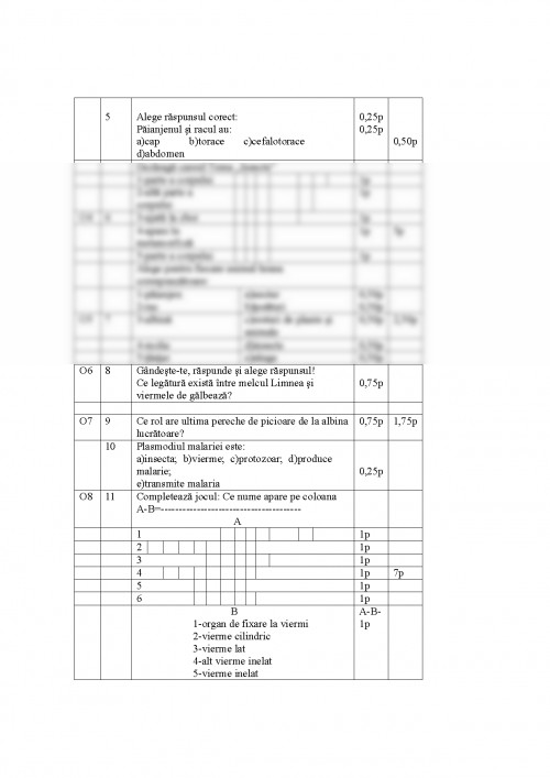 Referat: Animale Nevertebrate (#322631)