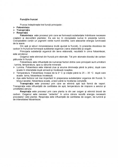 Referat: Frunza (#322706)