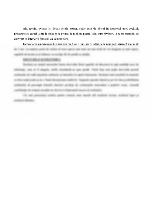 Referat: Rechinii (#322782)
