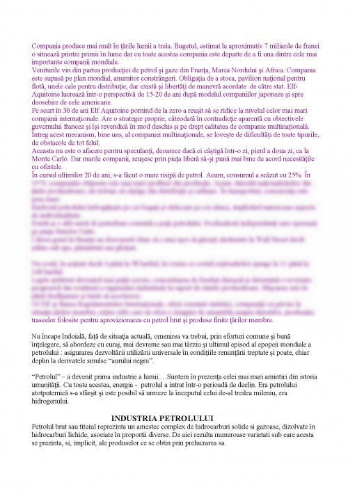 Referat: Despre Petrol (#322881)