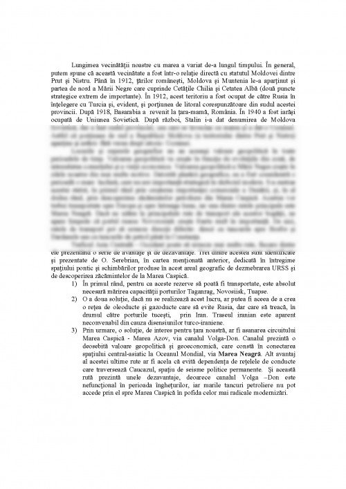 Referat: România prezentare monografică geopolitică (#323066)