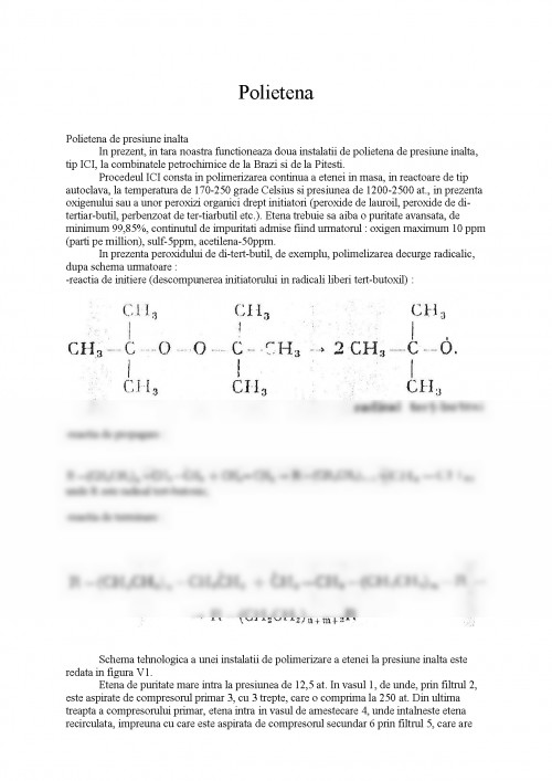 Referat: Polietena (#324065)