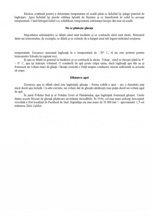 Referat: Înghețarea și fierberea (#325002)