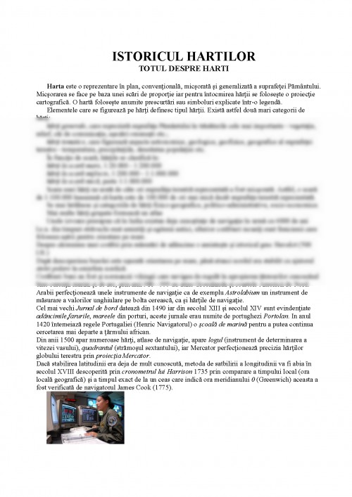 Referat: Istoricul hărților (#325370)
