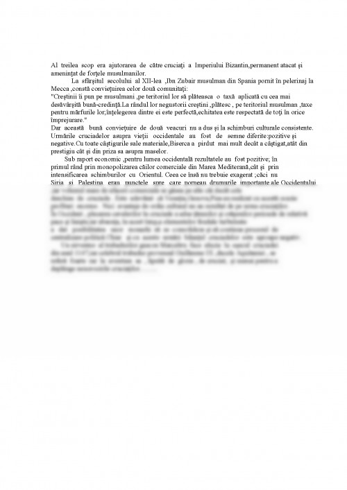 Referat: Cele 4 cruciade (#325835)