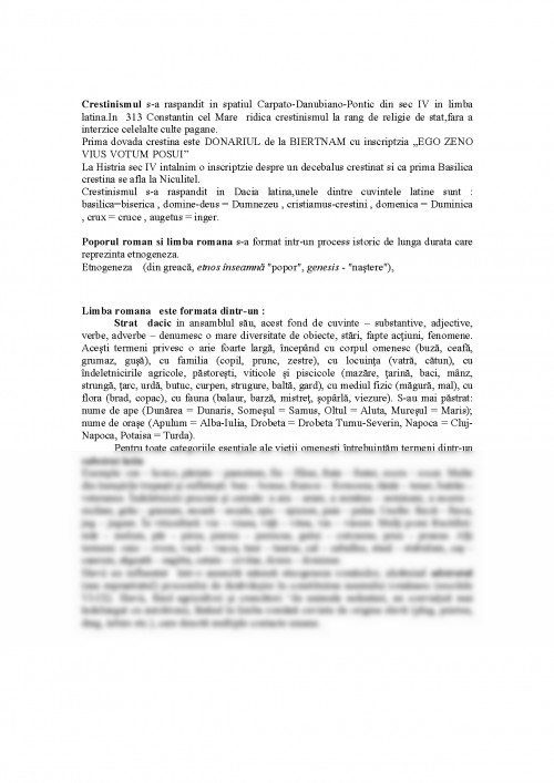 Referat: Romanitatea română (#326171)