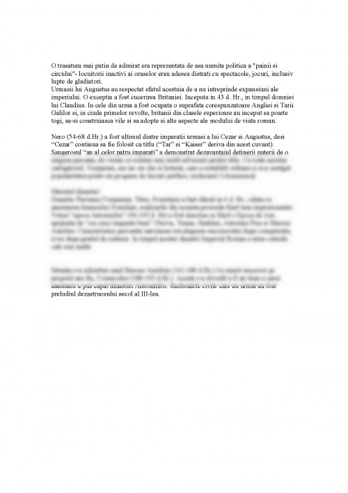 Referat: Roma atotcuceritoare (#326177)