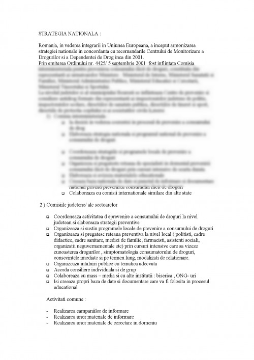 Referat: Combaterea consumului de droguri (#326696)