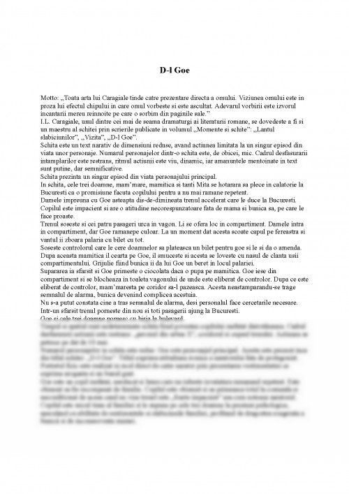 Referat: Dl Goe De Ion Luca Caragiale (#327345)