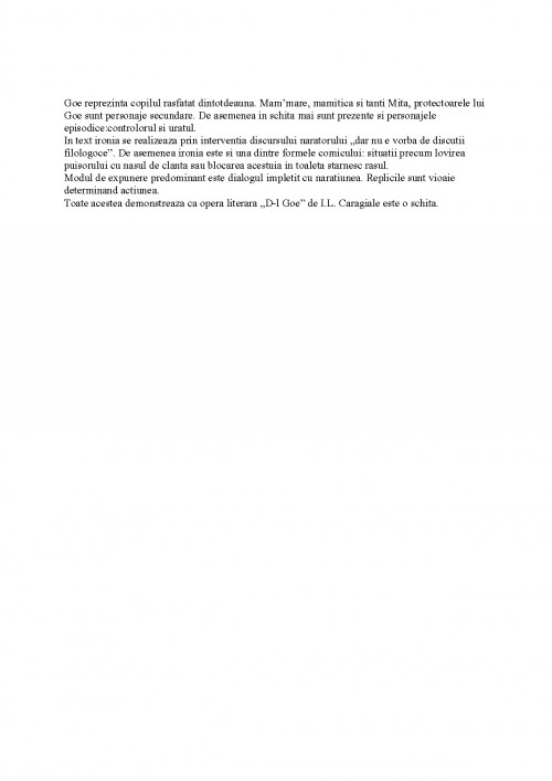 Referat: Dl Goe De Ion Luca Caragiale (#327345)