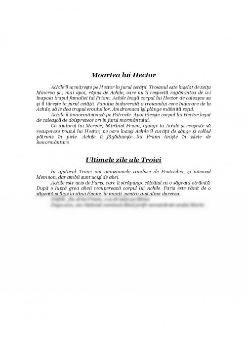 Referat: Homer - Iliada (#327513)