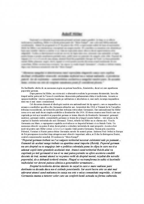 Referat: Adolf Hitler (#328602)