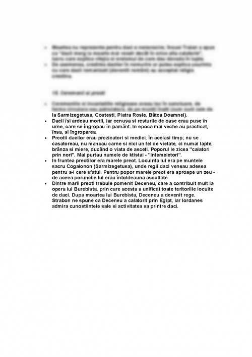 Referat: Limba, arta, știința, religia la poporul dac (#328739)