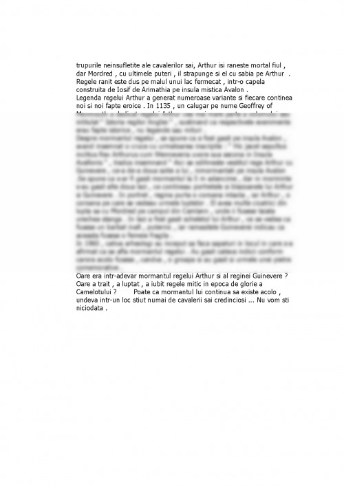 Referat: Regele Arthur (#328798)