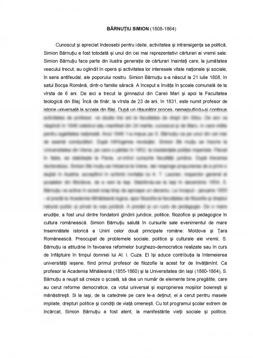 Referat: Simion Bărnuțiu (#328825)
