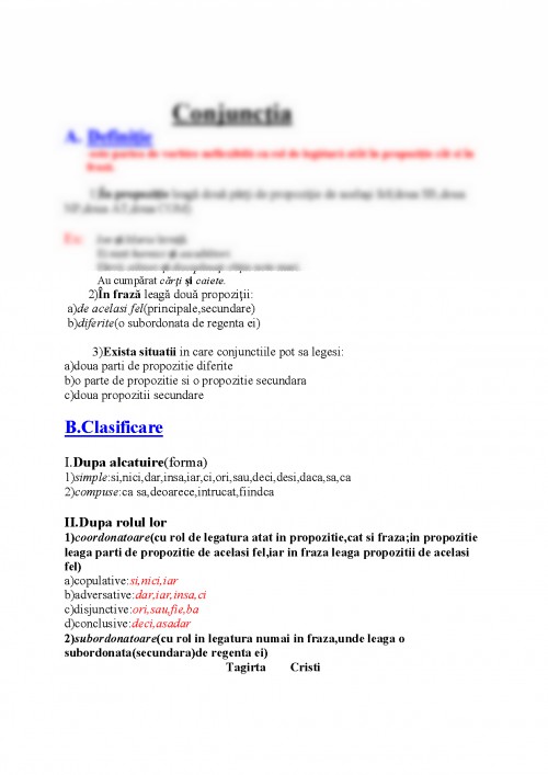 Referat: Conjuncția (#329107)