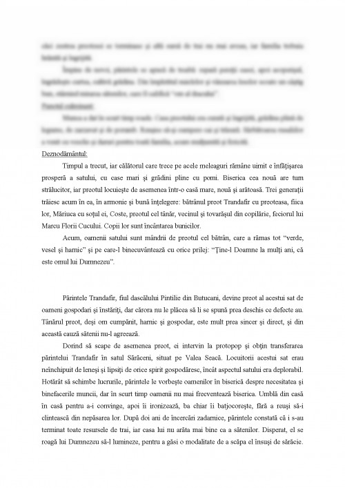 Referat: Popa Tanda de Ioan Slavici povestirea (#329297)