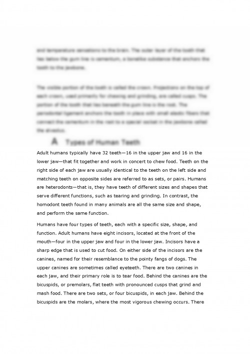 Referat: Teeth Hard Bony Structures (#329552)