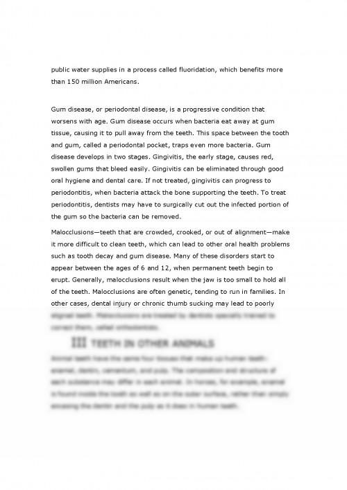 Referat: Teeth Hard Bony Structures (#329552)