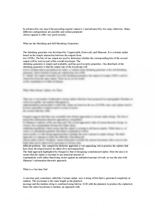 Referat: What îs a stream cipher (#329733)